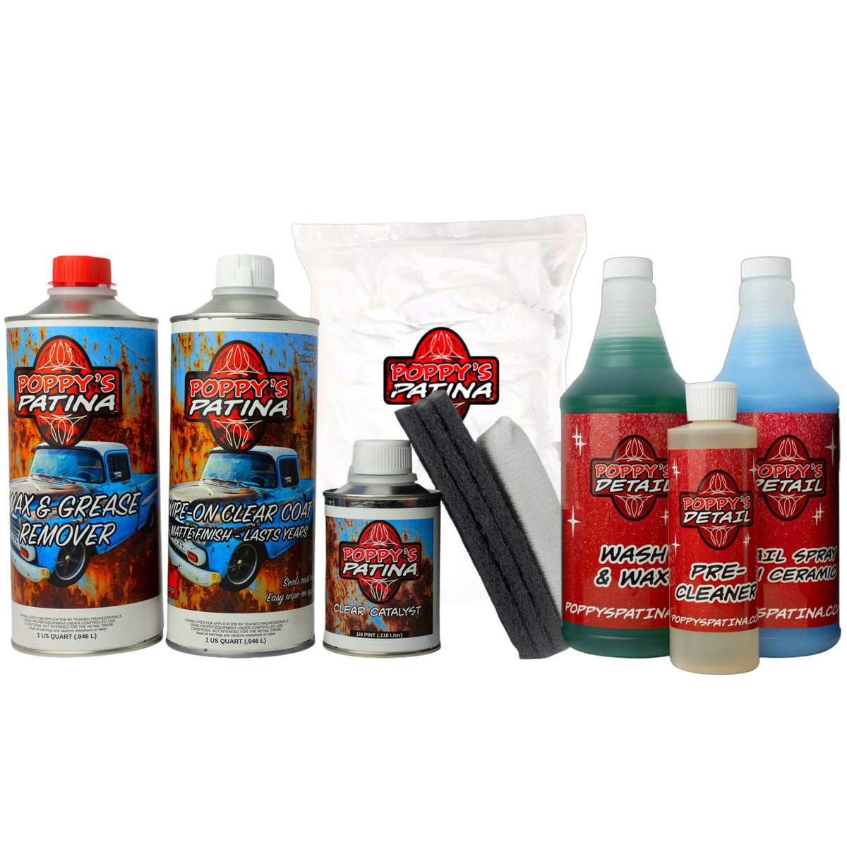 Matte Clear Kits — Poppy's Patina