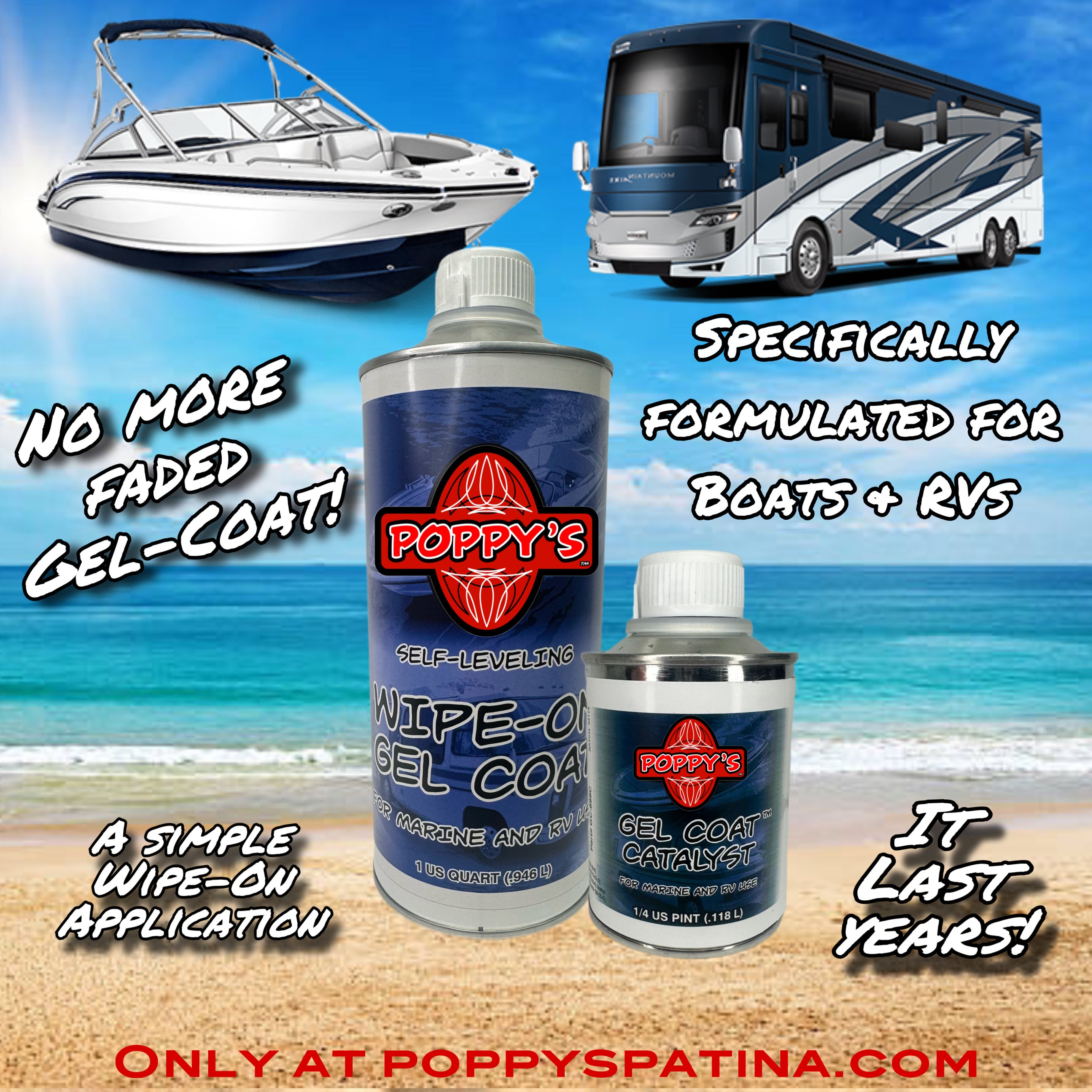 Poppy's Patina - The Original Patina Clear Coat.