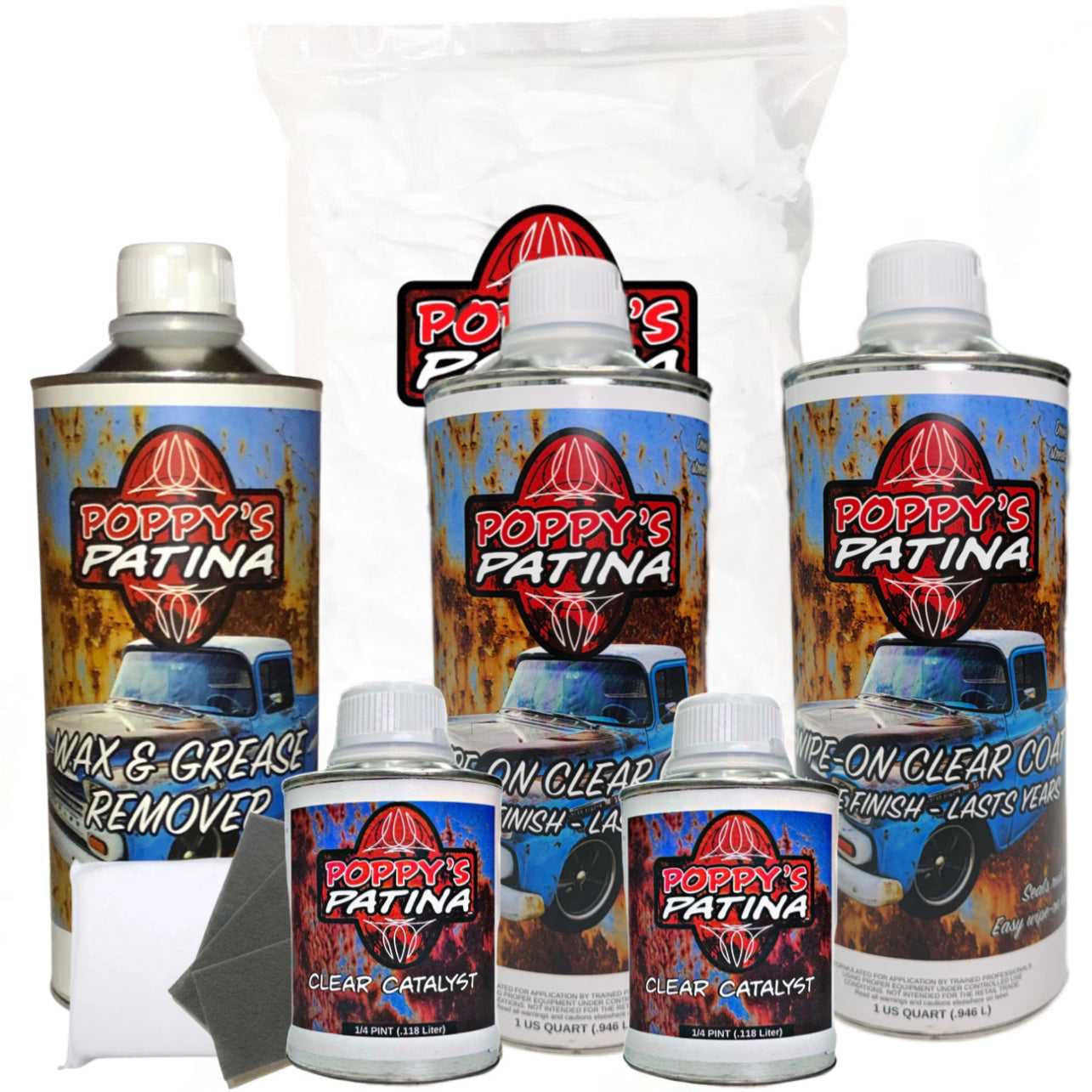 Wipe-On Clear Kits — Poppy's Patina