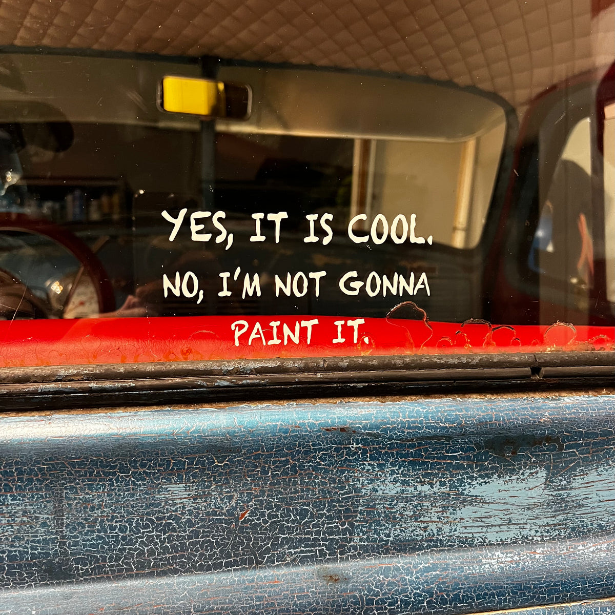 Custom decals - Yes It Is Cool Decal sticker — Poppy's Patina