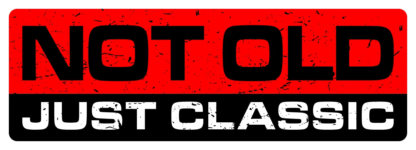 Not Old. Just Classic - Sticker — Poppy's Patina